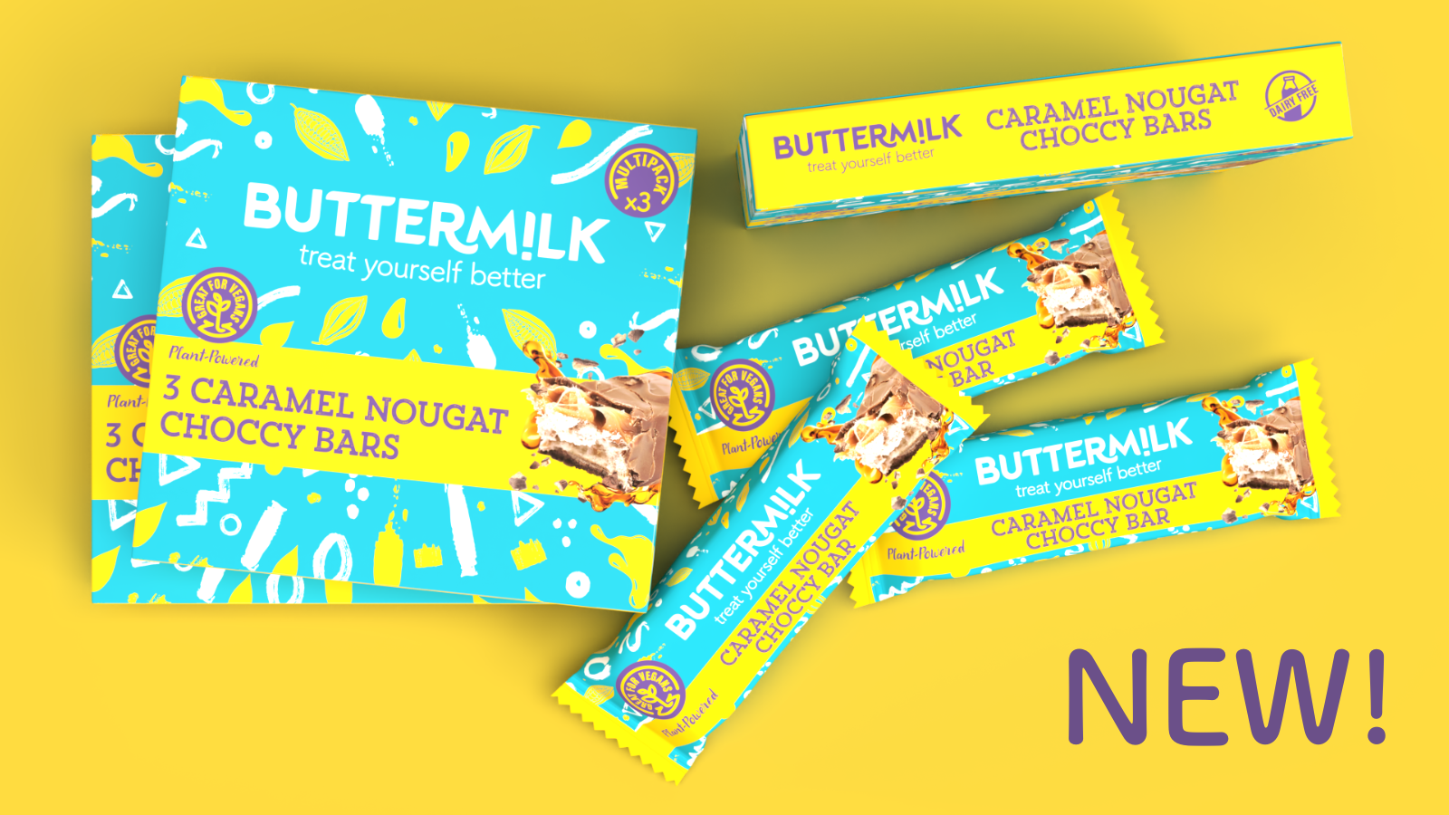 NEW Caramel Nougat Choccy Bars | Vegan & Dairy Free Chocolate – Buttermilk