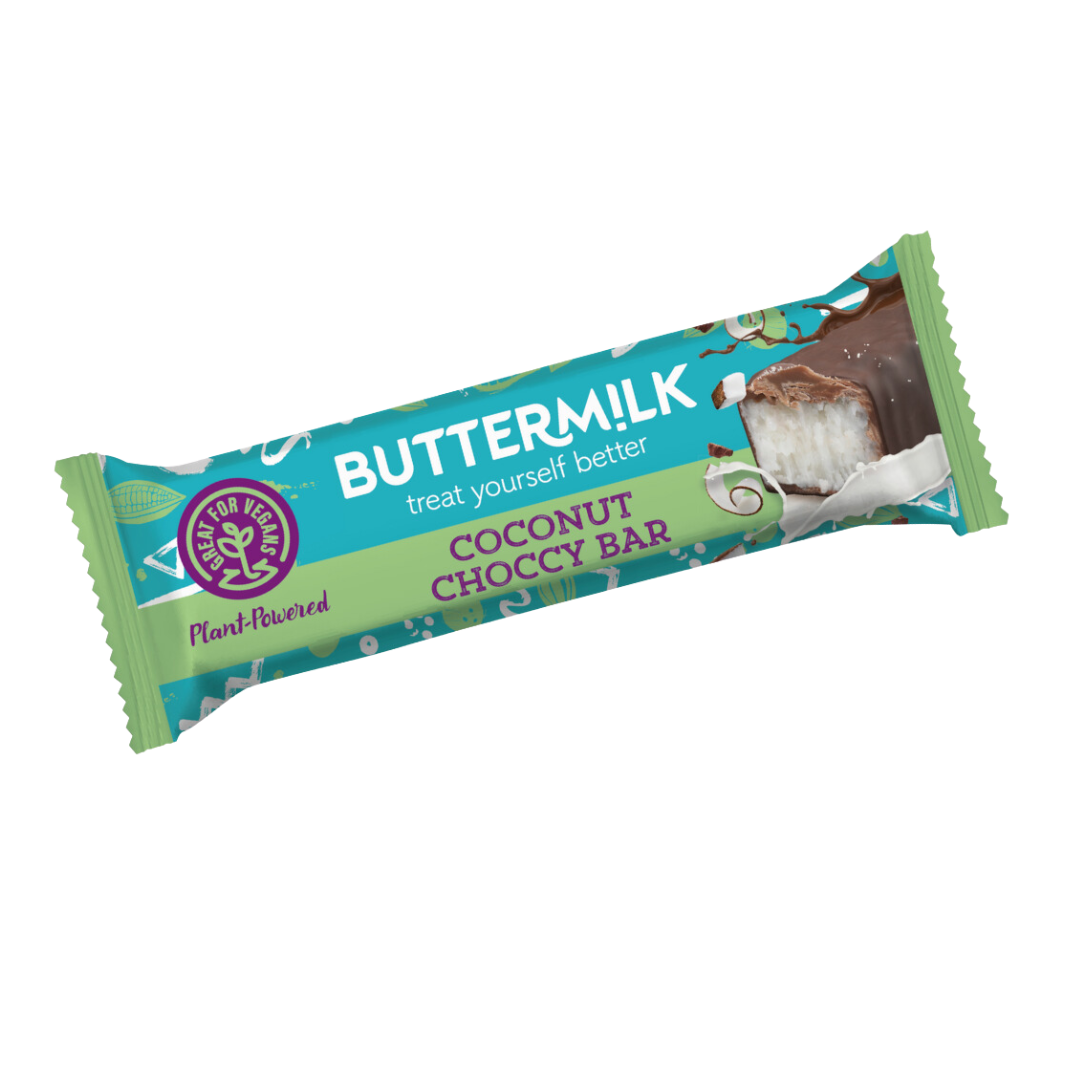 Coconut Choccy Bar - Free From Chocolate - Vegan - Dairy Free – Buttermilk